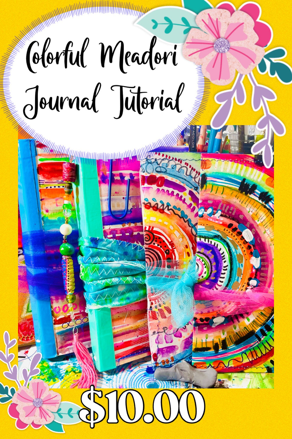 Colorful Meadori Journal Tutorial – Robin Mead Designs